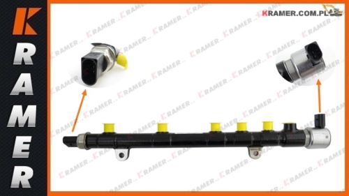 Listwa paliwowa JCB 3CX 4CX Tier4 DieselMax Kramer S.A. - Części do ...